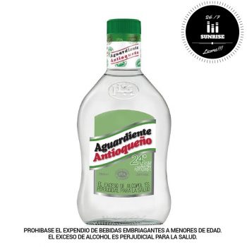 Aguardiente Antioqueño Verde – Sunrise Licores
